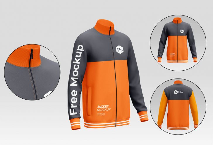Free Jacket Mockups 3 PSD files - PsFiles