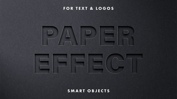 Free Paper Cut-Out Text Effect PSD - Free Photoshop Files | PsFiles