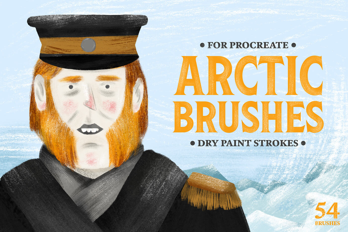Free Arctic Dry Shading Brushes Procreate - PsFiles