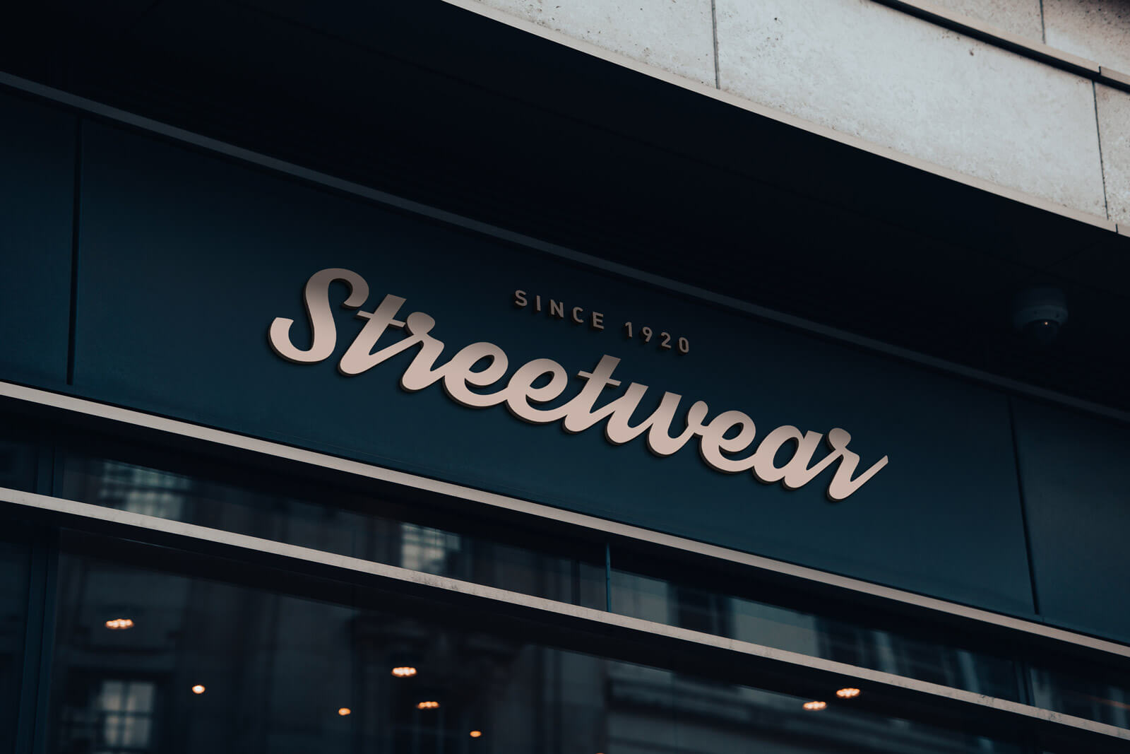 Modern Shop Facade Logo Sign Mockup Free PSD - PsFiles