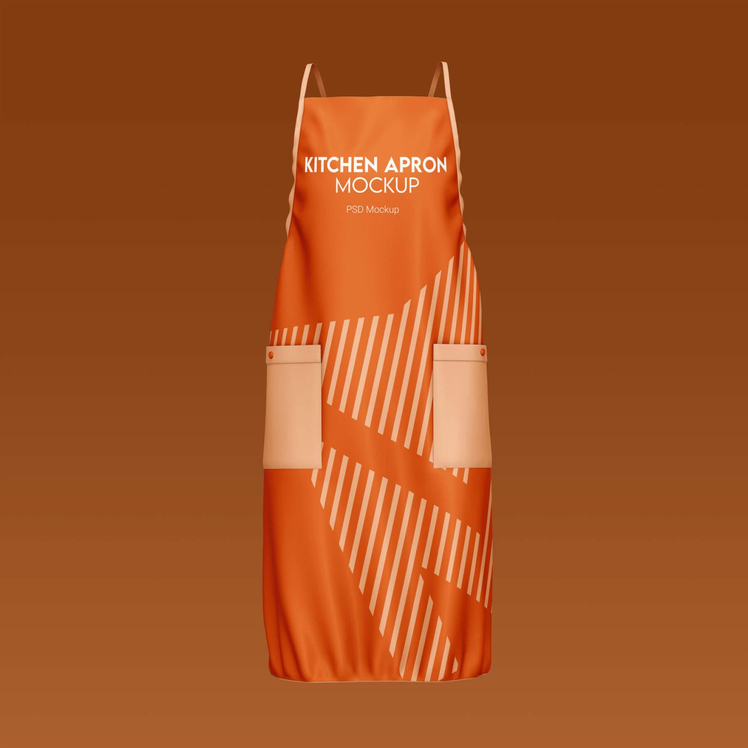 Free Professional Kitchen Apron Mockup PSD Set - PsFiles