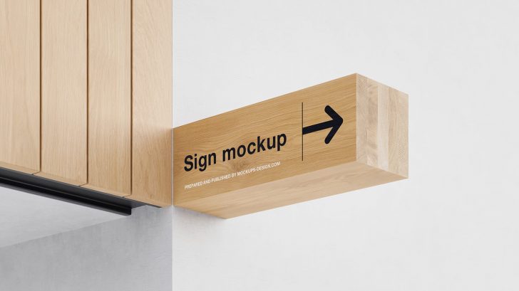 Free Light Box Sign Board Logo Mockup - PsFiles