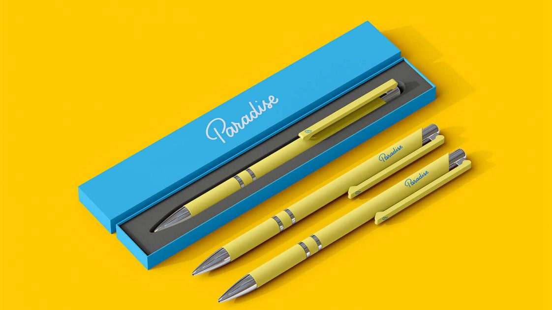 Free Marker Pen Stand Mockup PSD - PsFiles