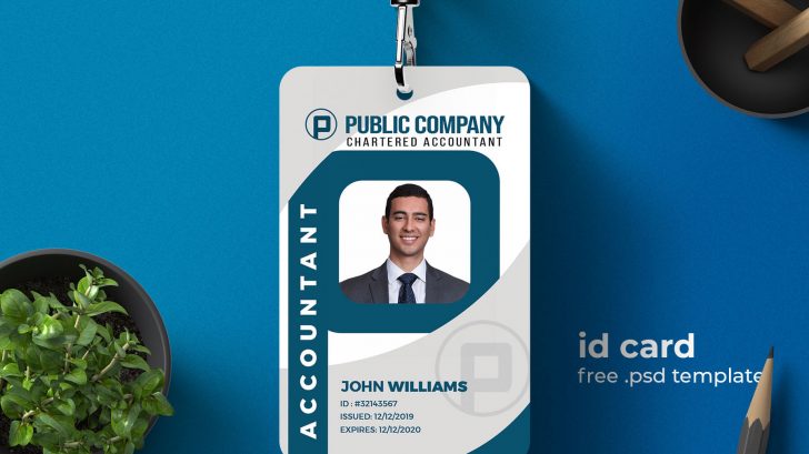 Free Hospital Nurse Identity Card Design PSD Template - PsFiles