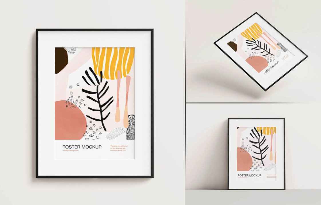 Free Photo Frame Mockups Free PSD set - PsFiles