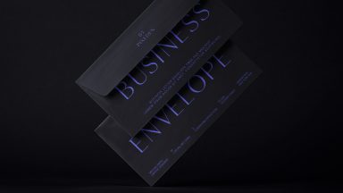 Free Front / Back Standard Business Envelope Mockup PSD - PsFiles