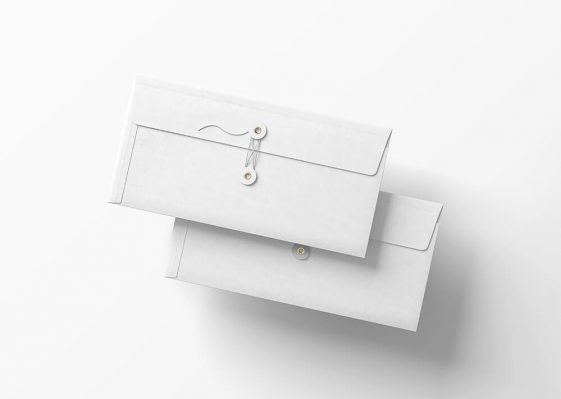 Free DL Size String Envelope PSD Mockup PSD - PsFiles