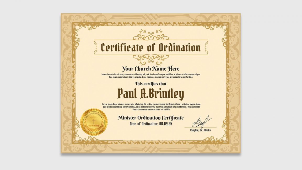 Free Certificate Mockup PSD - PsFiles