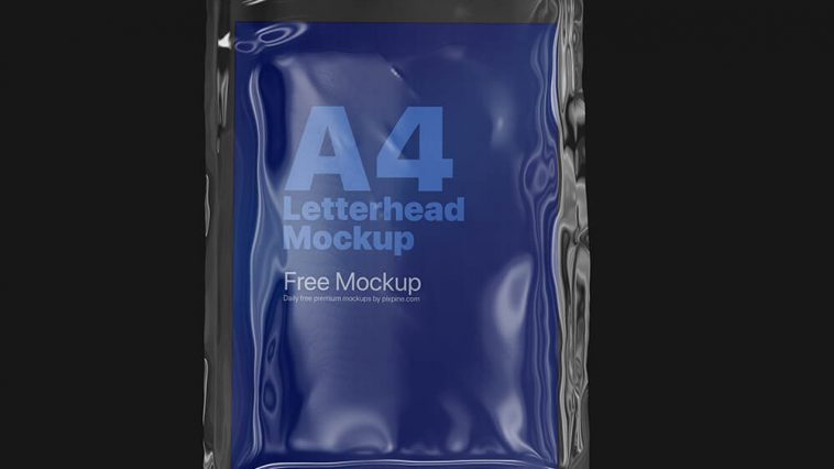 Clear Plastic Wrapped Magazine Cover Mockup for Free - PsFiles