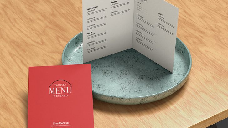 Free Acrylic Table Tent Mockup PSD - PsFiles