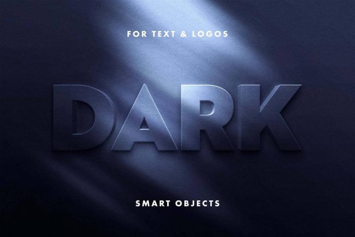 Free Dark Text Effect PSD - PsFiles