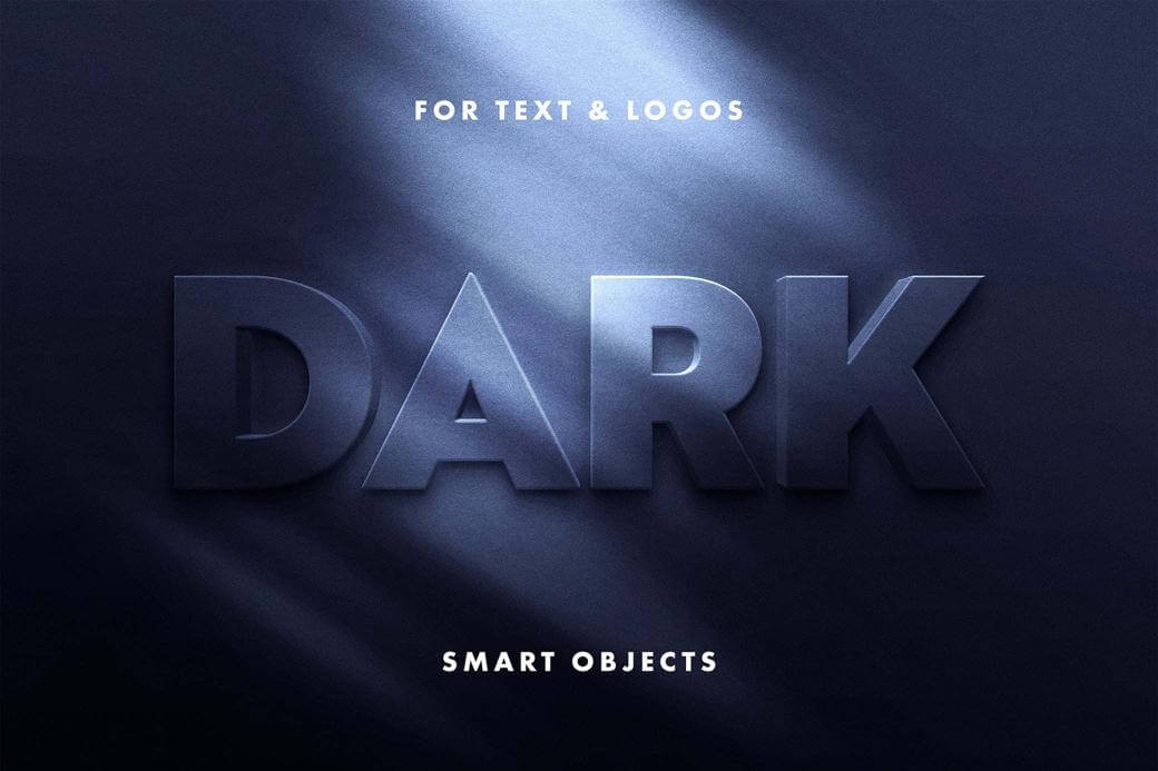 Free Dark Text Effect PSD - PsFiles
