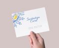 Free Hand Holding Invitation Card Mockup 2 PSD - PsFiles