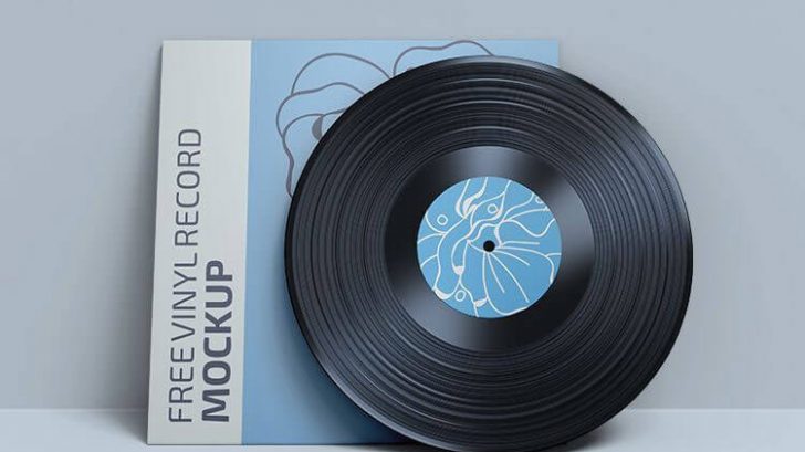 Free Vinyl Record Cover Mockup and Sleeve PSD - PsFiles