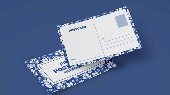 Post Card Mockup - PsFiles