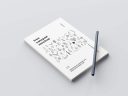 Free Notepad with Pencil Mockups 5 PSD in Perspective Views - PsFiles