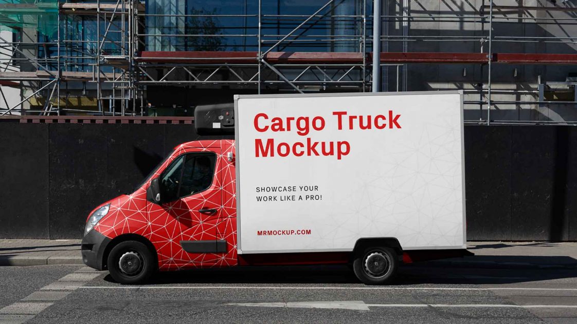 Free Van Mockup for Branding - PsFiles