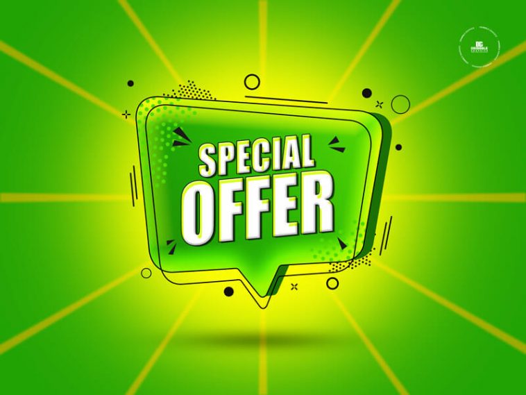 Free Discount Sale Offer Popup Banner Vector Graphic PSD Template - PsFiles