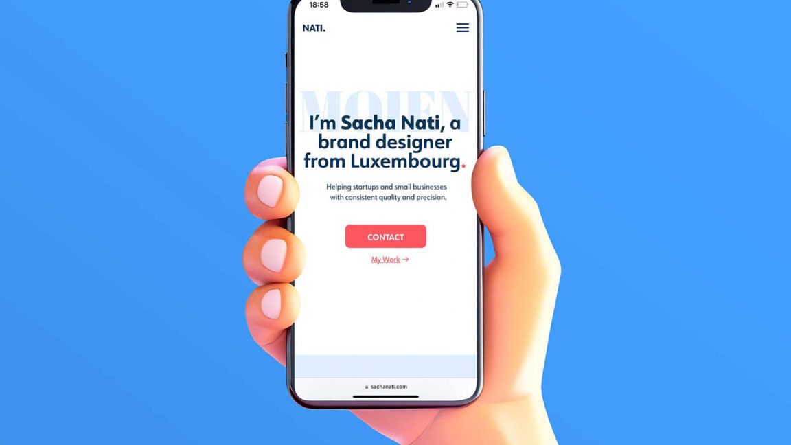 Free Phone Mockup PSD in Hand - PsFiles
