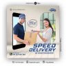 Free Speed Delivery Ad Post Design Free PSD Template for Social Media ...