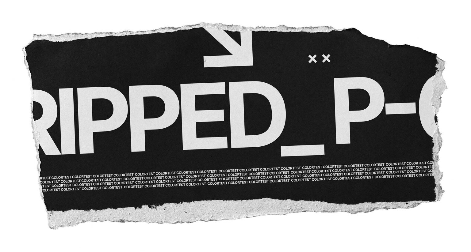 Paper with Ripped Borders Mockup Free PSD - PsFiles