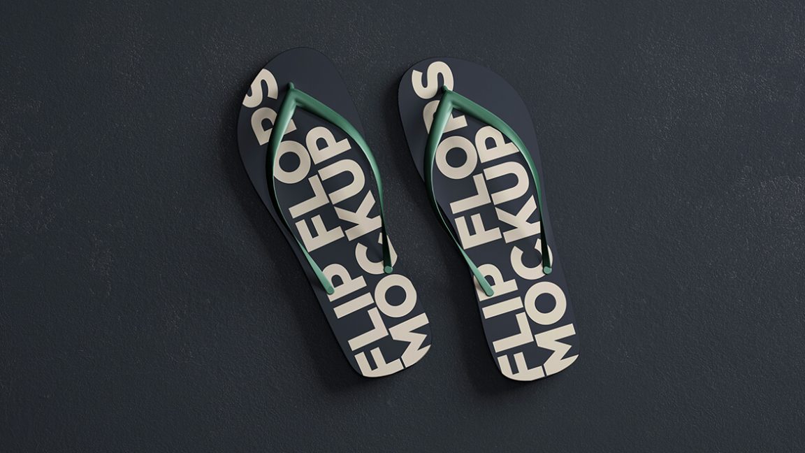 Free Flip Flop Slipper Mockup PSD - PsFiles