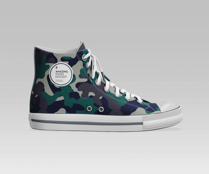 Free Canvas Shoes Mockups PSD Set - PsFiles