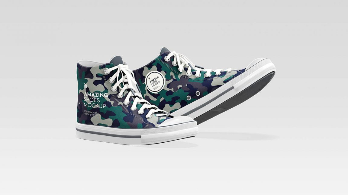 Sneakers Mockup PSD free - PsFiles