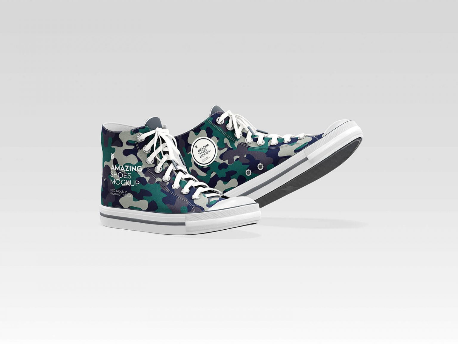 Free Canvas Shoes Mockups PSD Set - PsFiles