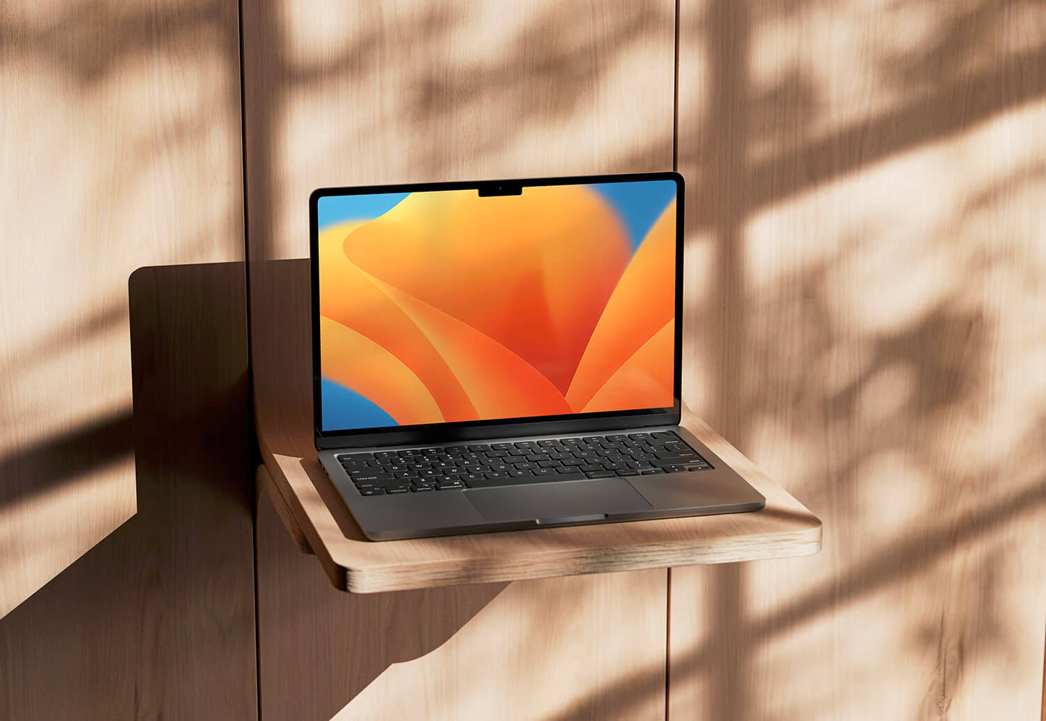Free M2 Chip Model MacBook Air 2023 Mockup PSD - PsFiles