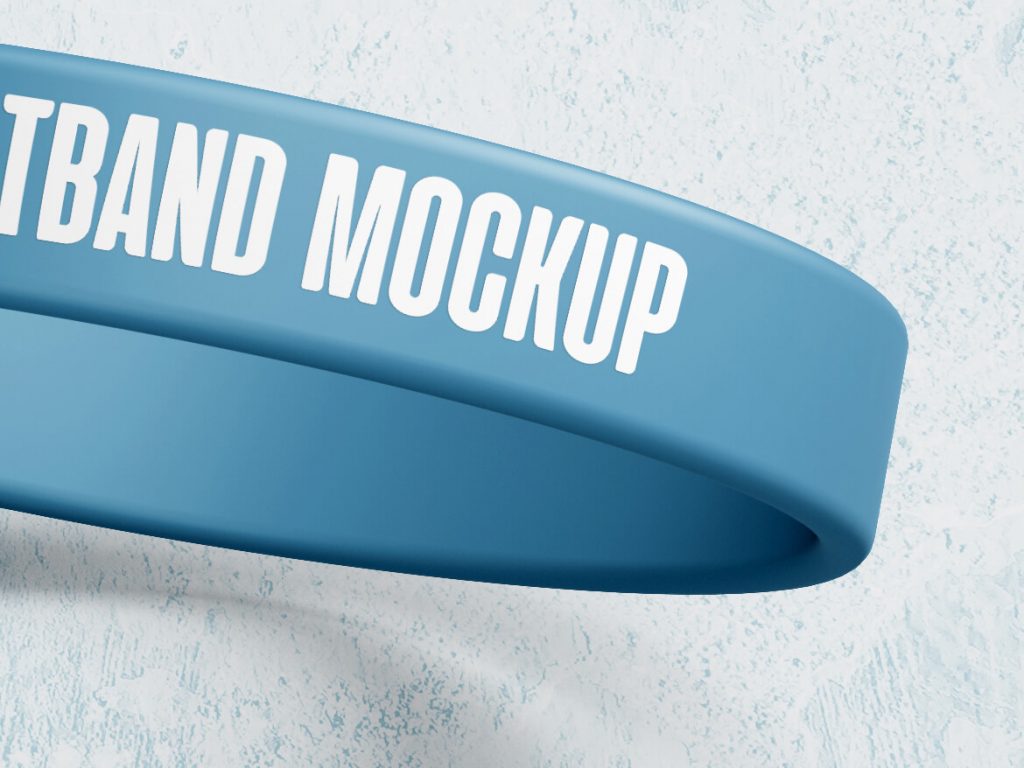 Free Rubber Wristband Mockup PSD PSD - PsFiles