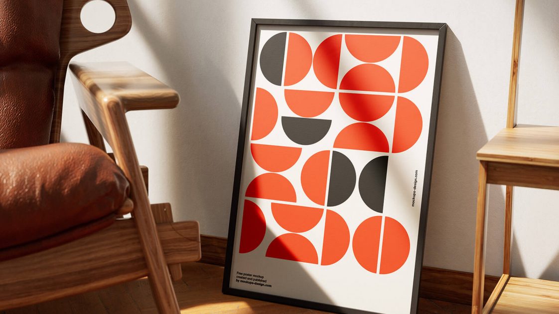 Free Wooden Picture Frame Mockup PSD - PsFiles