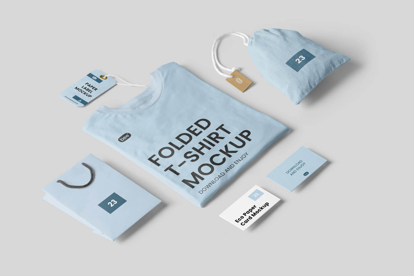 Free Apparels Branding Mockup T-Shirt, Bag Mockups - PsFiles