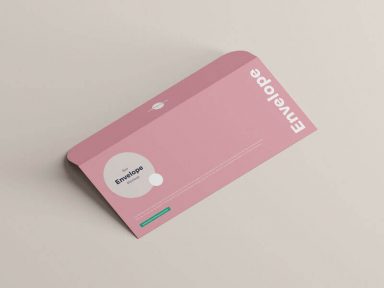 Free Open Flap Envelope Mockup PSD - PsFiles