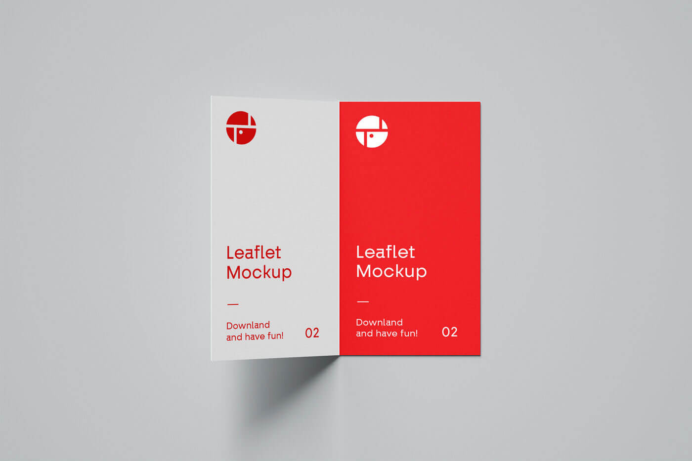 Free Open Two Fold Leaflet Mockup PSD - PsFiles