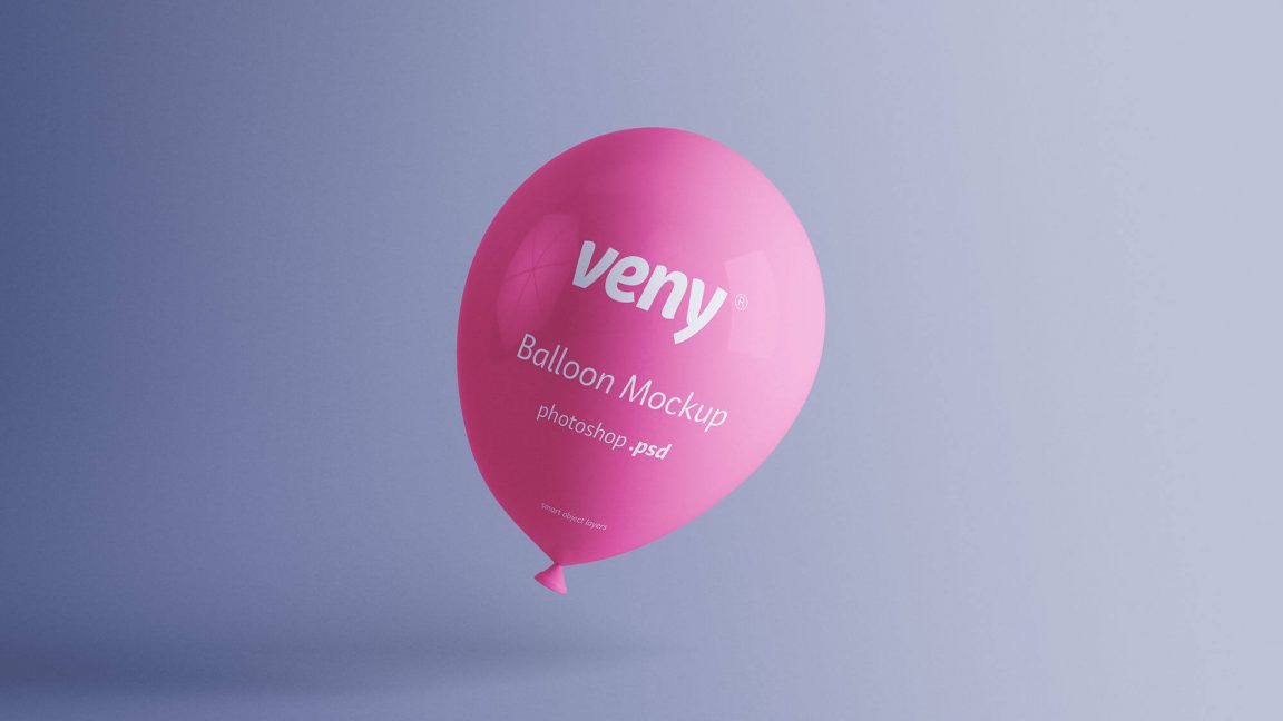 Free Balloon Mockup PSD - PsFiles