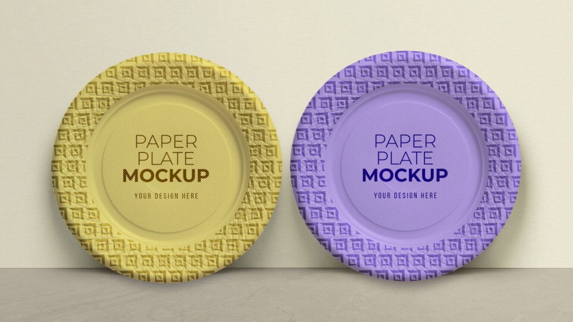 Free Round Dish, Plates Branding Mockup PSD - Free Mock-Ups | PsFiles