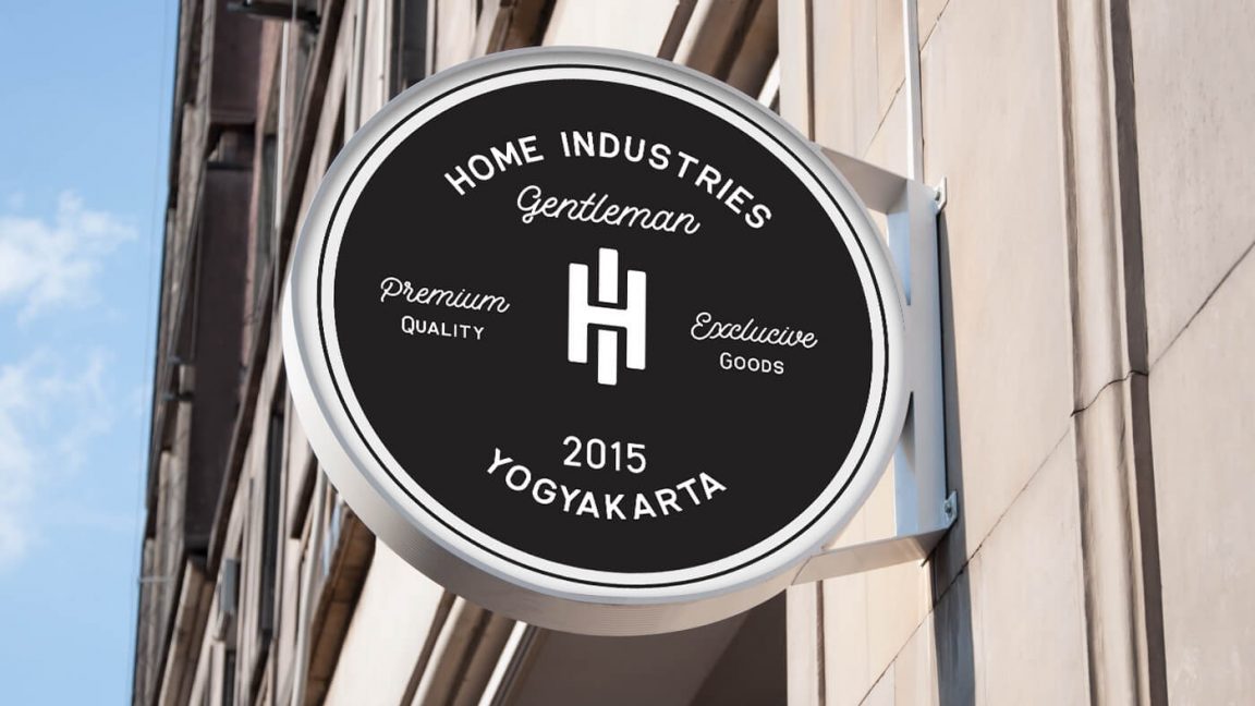 Free Round Signboard Mockup PSD - PsFiles