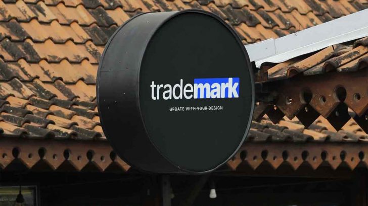 Free Round Street Shop Sign Logo Mockup 3 PSD set - PsFiles