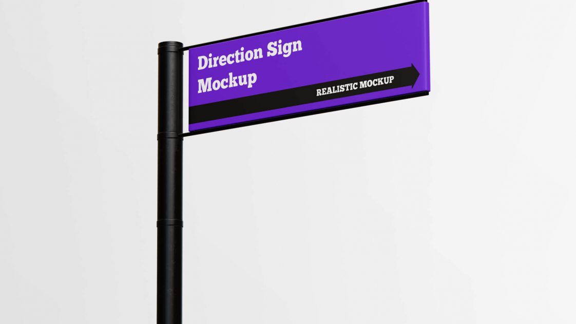 Free Light Box Sign Board Logo Mockup - PsFiles