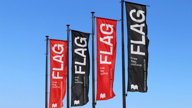 Free Lamp Post / Flag Pole Banner Mockup PSD - PsFiles