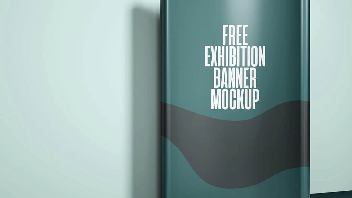 Free Exhibition Booth Mockup PSD - PsFiles