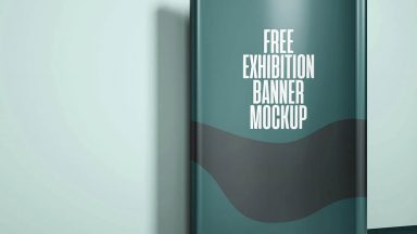 Free Exhibition Stall, Display Booth Mockup PSD Set - PsFiles