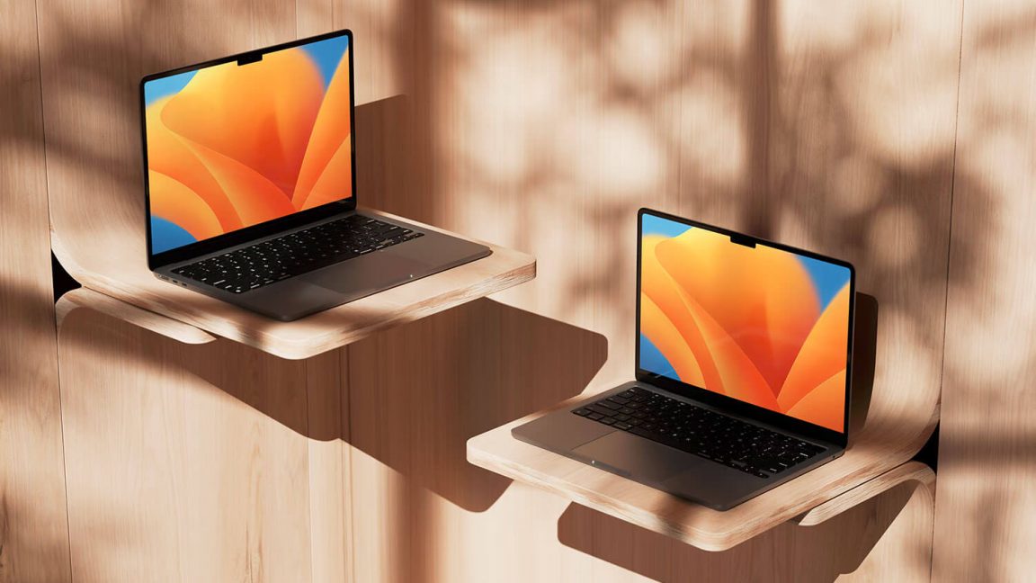 Free M2 Chip Model MacBook Air 2023 Mockup PSD - PsFiles