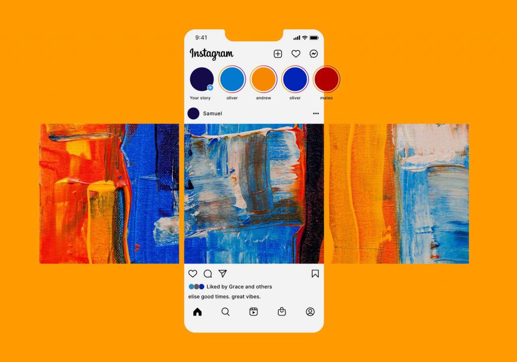 Free Instagram Post Mockup 2023 (PSD, AI) - PsFiles