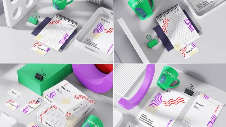 Free Spiral Ring Notebook Mockup PSD - PsFiles