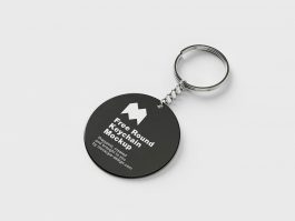 Free 4 Free Round Key Ring / Keychain Mockup PSD Files PSD - PsFiles