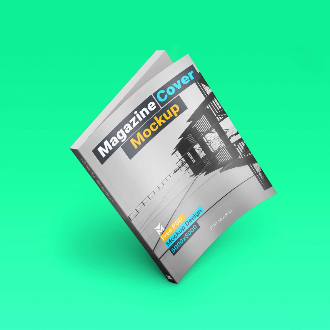 Free Magazine Book Cover Mockup 3 PSD Set - PsFiles