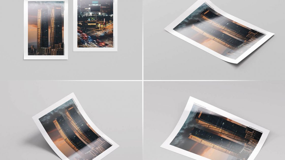 Man Holding Poster / Photo Frame Mockups - PsFiles