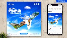 Free Instagram Promo Post Template PSD - PsFiles